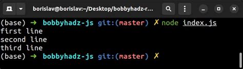 adding a new line to string or in dom output in javascript bobbyhadz