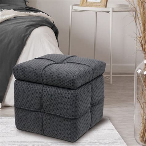 Everly Quinn Velvet Ottoman Wayfair