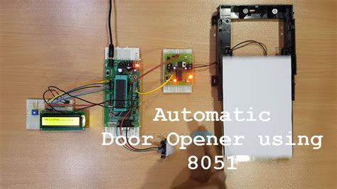 automatic door opening system using 8051 microcontroller
