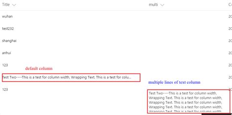 new sharepoint layout columns and wrapping text microsoft community