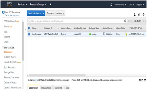 spinning up an aws ec2 instance using terraform statusneo