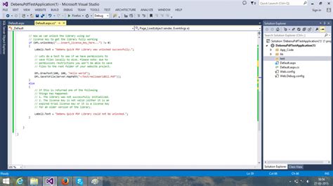 asp web site projects and foxit quick pdf library