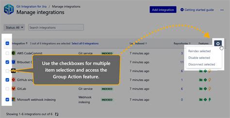 manage integration or repo configuration git integration for jira cloud