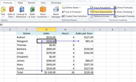 trace dependents before you delete cell content in excel easy