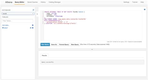 getting started with amazon athena json edition skeddly