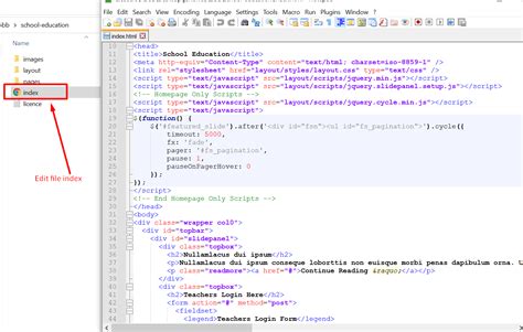 39 contoh coding html website pemula lengkap gratis download