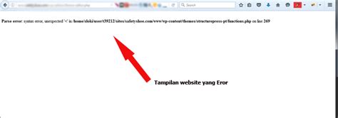 cara memperbaiki unexpected file format