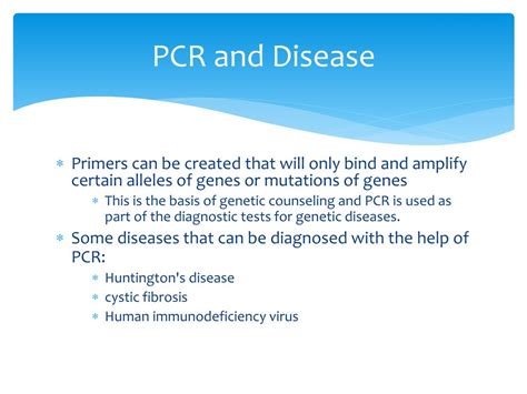 Ppt Polymerase Chain Reaction Pcr Powerpoint Presentation Free