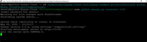 running django demos