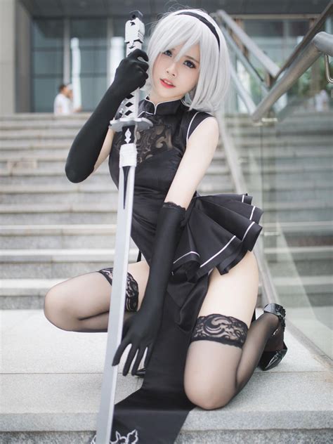 Nier Automata 2b Cosplay By Ecchi R Cosplaygirls