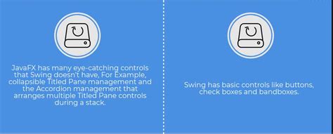 differences between javafx vs swing