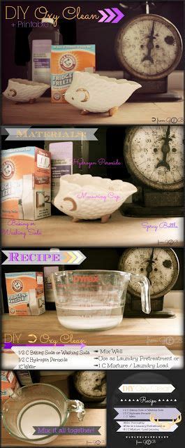 From Gardners 2 Bergers Diy Oxyclean Recipe Printable Recipe And Label