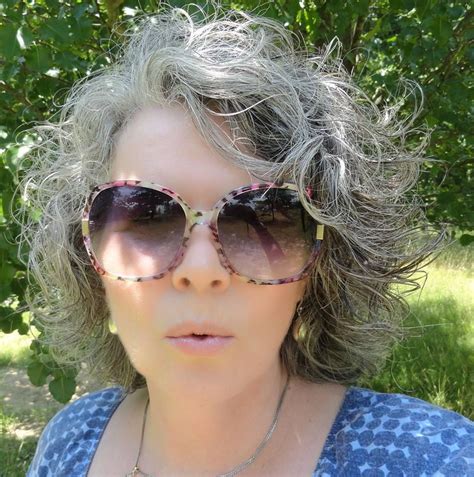 Denise Grey Curly Hair Natural Gray Hair Short Grey Hair Silver Grey