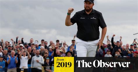 shane lowry storms to four shot open lead after emerging from almighty