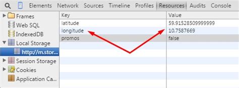 javascript why is window localstorage empty when i can see the data