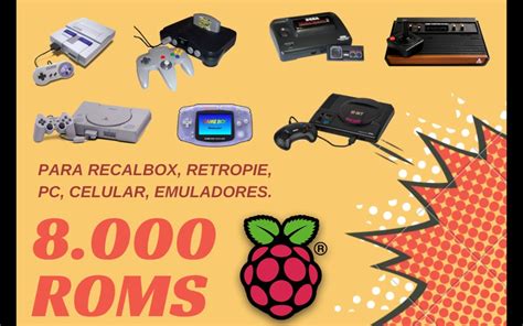 8 000 roms raspberry pi recalbox retropie retro android r 17 90