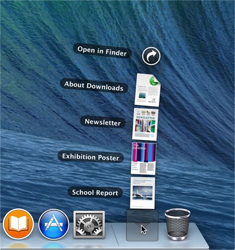 mac basics the dock holds your favorite apps documents and more