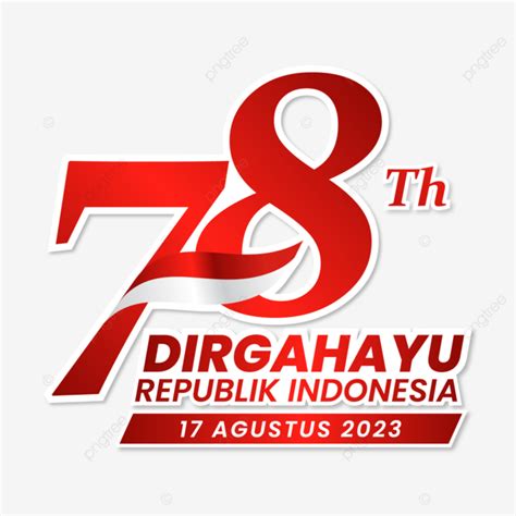 Logo Of Hut Ri 2023 Vector Hut Ri 2023 Hut Ri 78 August 17 Png And