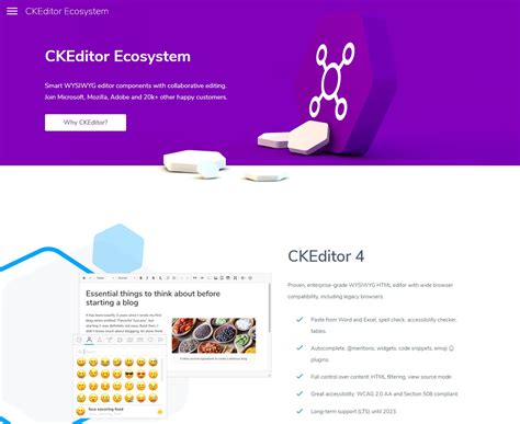 an official ckeditor 5 rich text editor component for vue js