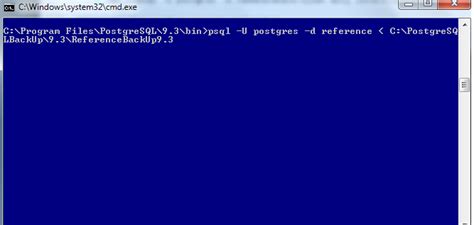 cara backup restore database postgresql dengan command prompt skylibrary