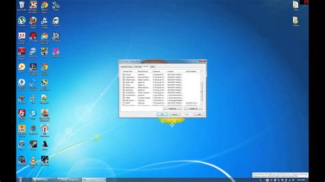 How To Disable Startup Programs In Windows 7 Youtube