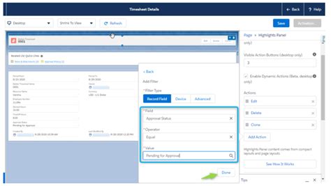 salesforce dynamic actions mst solutions