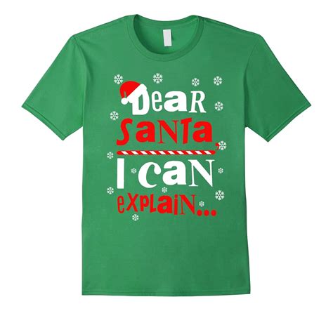 Dear Santa I Can Explain Funny Christmas T Shirt Art Artvinatee