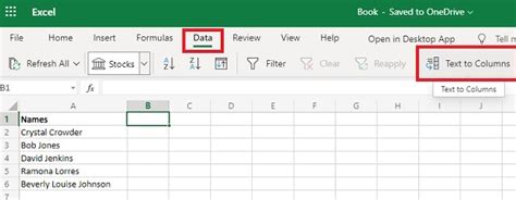 split in excel