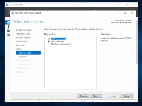 configure wsus server 2019 install and configure wsus in server 2019