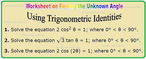 5 3 Solving Trig Equations Practice Worksheet 2 Tessshebaylo