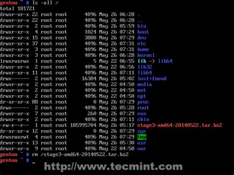 gentoo linux installation guide with screenshots part 2