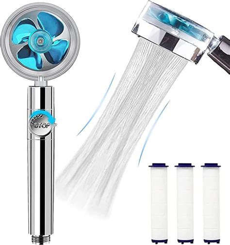 Choncyn High Pressure Water Saving Propeller Shower Head Handheld