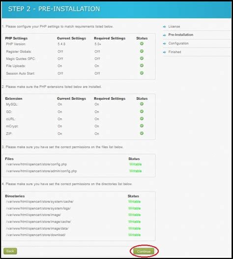 how to install opencart on linux localhost