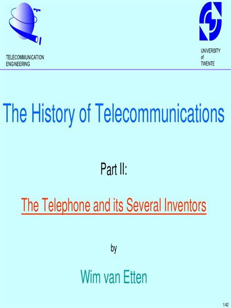 Telecom History 2 Pdf Telegraphy Telephone