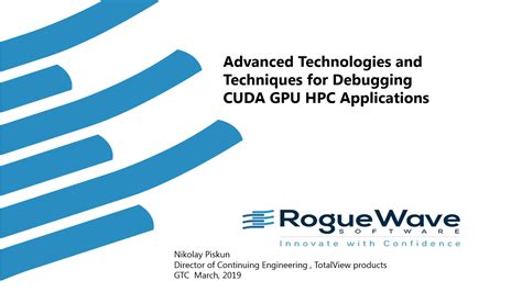 gtc silicon valley 2019 advanced technologies and techniques for