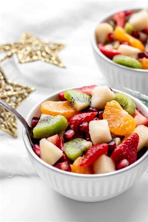 Easy Christmas Fruit Salad So Festive Haute And Healthy Living