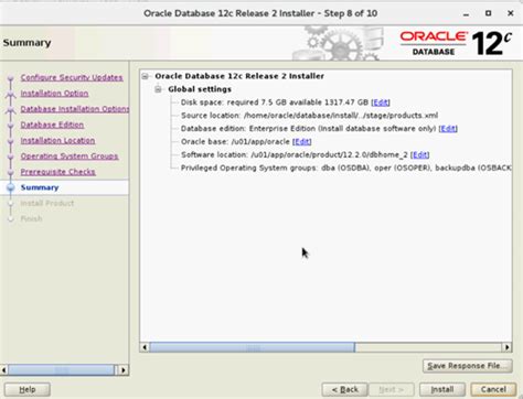 how to deploy oracle 12c release 2 standalone database on red hat