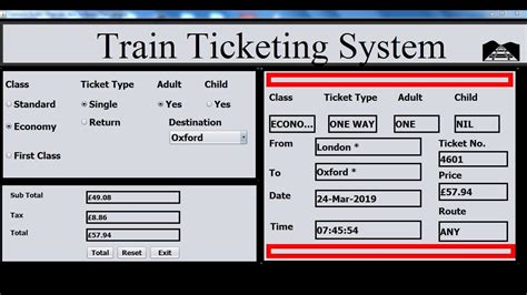 overview of how to create train ticketing system in java netbeans youtube