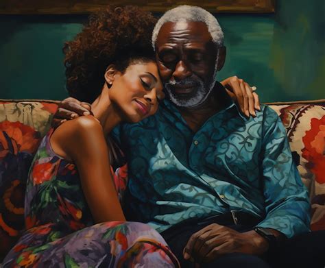Premium Ai Image Unconditional Love Heartwarming Embrace Between Dad