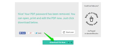 how to remove a pdf password ubergizmo