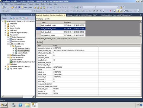 how to create an extended events session in sql server