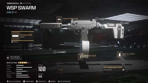 Best Wsp Swarm Loadout In Modern Warfare 3 Zombies