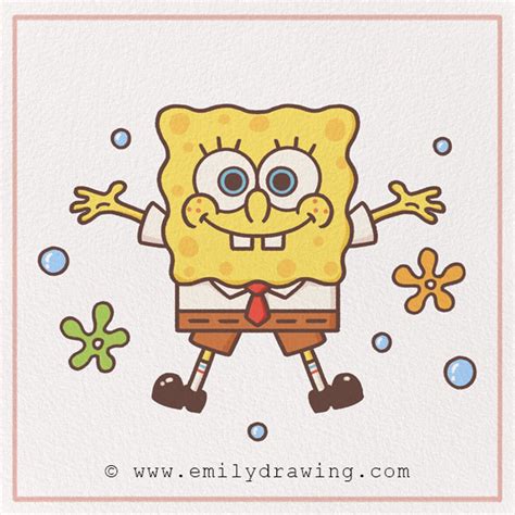 How To Draw Spongebob – Emily Drawing