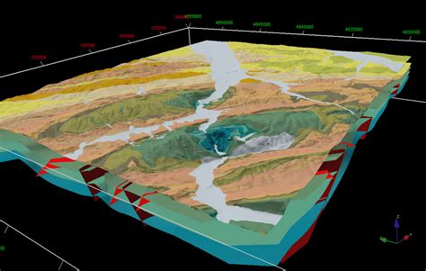 the 3d model of the geological sheet fossombrone — english