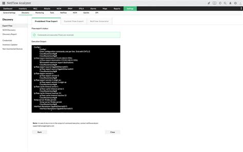 direct flow export netflow analyzer help documentation