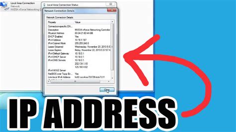 cara mengetahui ip address komputer atau laptop youtube