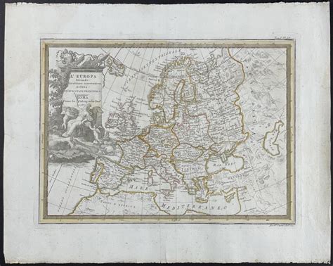 Sold Price Cassini Map Of Europe June 6 0122 10 00 Am Cdt