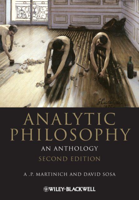 Analytic Philosophy An Anthology Opracowanie Zbiorowe Książka W Empik