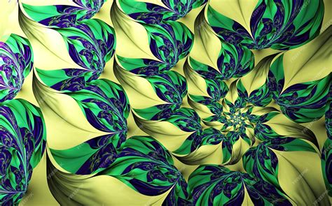 Motifs Et Formes Fractales Abstraites Formes Naturelles Fluides