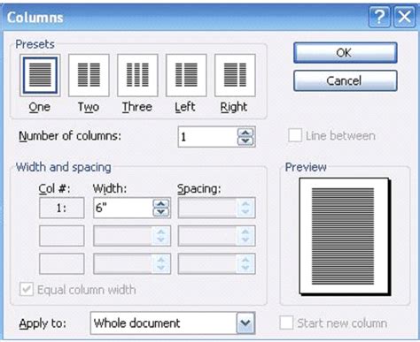 word 2003 how to format a document